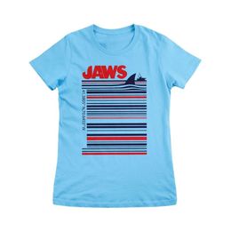 Shirt "Jaws Barcode Girly Tee" in Blau | Gr.: XL