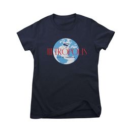 Superman Shirt "Metropolis City Of Tomorrow Girly Tee" in Blau | Gr.: L