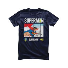T-Shirt "Superman Look Up T-Shirt" in Blau | Gr.: L