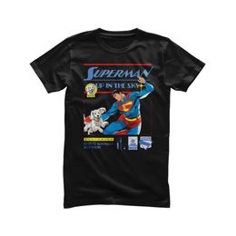 T-Shirt "Superman Up In The Sky T-Shirt" in Schwarz | Gr.: XXL