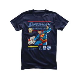 T-Shirt "Superman Up In The Sky T-Shirt" in Blau | Gr.: L