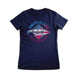 Shirt "Jaws Boards & Repair Since 1975 Girly Tee" in Blau | Gr.: S