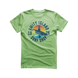Jaws T-Shirt "Amity Island Surf Shop T-Shirt" in Gr&uuml;n | Gr.: XXL