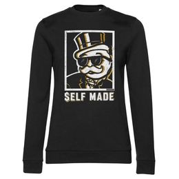 Pullover "Monopoly Self Made Girly Sweatshirt" in Schwarz | Gr.: S