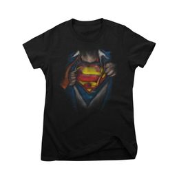 Shirt "Superman Suit Girly Tee" in Schwarz | Gr.: M