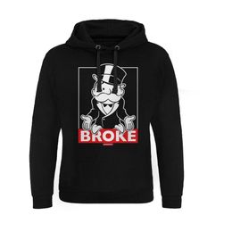 Hoodie "Mr Monopoly BROKE Epic Hoodie" in Schwarz | Gr.: M