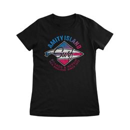 Shirt "Jaws Boards & Repair Since 1975 Girly Tee" in Schwarz | Gr.: M