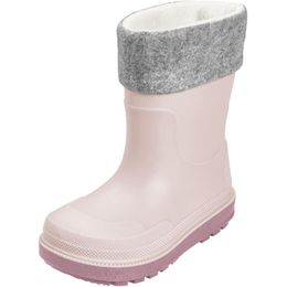 Playshoes Kinder Stiefel "Regenstiefel Mit Futter" in Rosa | Gr.: 28