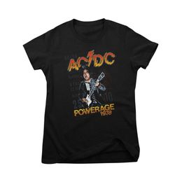 ACDC Shirt "AC/DC Powerage 1978 Girly Tee" in Schwarz | Gr.: S