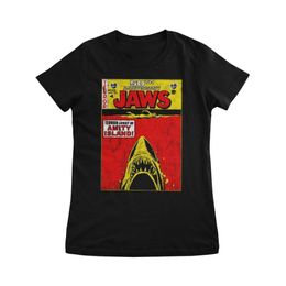 Shirt "JAWS 50th Anniversary Girly Tee" in Schwarz | Gr.: XL
