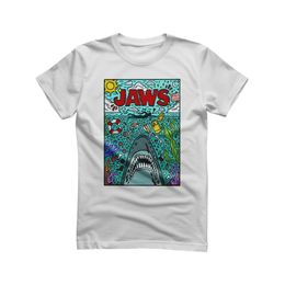 T-Shirt "JAWS Doodler Poster T-Shirt" in Weiß | Gr.: XXL