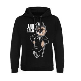Hoodie "Mr Monopoly Laid Back Epic Hoodie" in Schwarz | Gr.: L