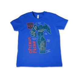 Shirt "Transformers Optimus Prime Kids Tee" in Blau | Gr.: 12