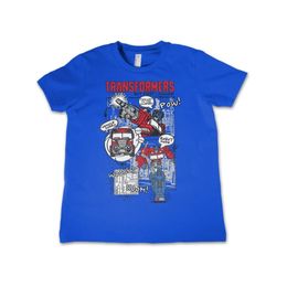 Shirt "Transformers Pow Woosh Boom! Kids Tee" in Blau | Gr.: 9-10 Jahre
