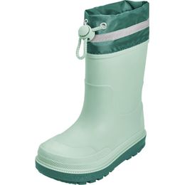 Playshoes Kinder Stiefel "Regenstiefel" in Grün | Gr.: 27