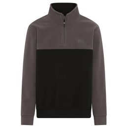 MAN'S WORLD Man's World Fleecepullover in schwarz Anthracit | Gr.: L