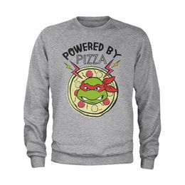 Teenage Mutant Ninja Turtles Pullover "Powered By Pizza Sweatshirt" in Grau | Gr.: S
