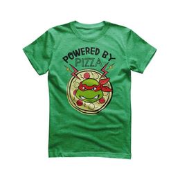 Teenage Mutant Ninja Turtles T-Shirt "Powered By Pizza T-Shirt" in Grün | Gr.: S