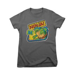 Teenage Mutant Ninja Turtles Shirt "Ninja 84 Retro Girly Tee" in Grau | Gr.: M