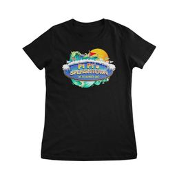South Park Shirt "Pi Pi's Splashtown Girly Tee" in Schwarz | Gr.: L