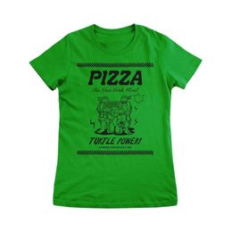 Teenage Mutant Ninja Turtles Shirt "The New York Slice Girly Tee" in Grün | Gr.: S