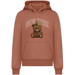 Mister Tee Kapuzenpullover in bark | Gr.: XL