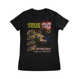 GARFIELD Shirt "True Cat Cases Cover Girly Tee" in Schwarz | Gr.: XL