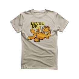 T-Shirt "GARFIELD Level Up T-Shirt" in Khaki | Gr.: S