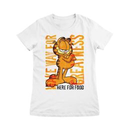 GARFIELD Shirt "Make Way For Greatness Girly Tee" in Wei&szlig; | Gr.: L