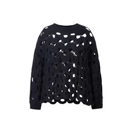 Ulla Popken Pullover in schwarz | Gr.: 46-48