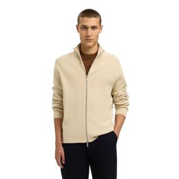 Selected Homme Strickjacke SLHTELLER FN RELAXED ZIP CARDIGAN in Grau | Gr.: L