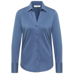 Eterna Bluse FITTED in indigo | Gr.: 36