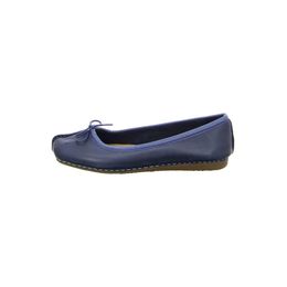 Clarks Klassische Ballerinas in Blau | Gr.: 41,5