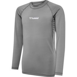 Hummel Shirt "Hmlbl Performance Tee L/S Kids" in Grau | Gr.: 152