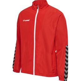 Hummel Kinder Trainingsjacke "Hmlauthentic" in Rot | Gr.: 128