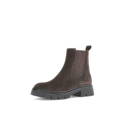 Gabor Fashion Chelsea Boots in braun | Gr.: 44