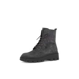 Gabor Fashion Schnürstiefeletten in grau | Gr.: 38,5
