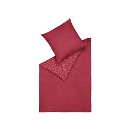 Esprit Winter Bettw&auml;sche FLANELL in Beere | Gr.: 155x220 cm (40x80 cm)