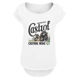 F4NT4STIC Long Cut T-Shirt Castrol Wins in wei&szlig; | Gr.: S