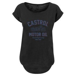 F4NT4STIC Long Cut T-Shirt Castrol Liquid Engineering in schwarz | Gr.: XL