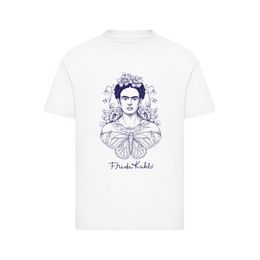 F4NT4STIC T-Shirt Frida Kahlo Butterfly in weiß | Gr.: 158/164