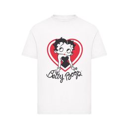 F4NT4STIC T-Shirt Betty Boop Heart in weiß | Gr.: 146/152
