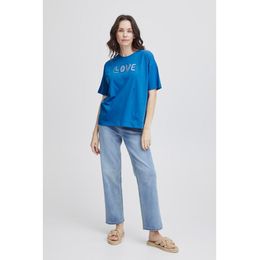 Fransa T-shirt FRKOKO Oversize fit in Beaucoup Blue mix | Gr.: L