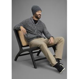 MAN'S WORLD Man's World Strickjacke in schwarz melange | Gr.: L