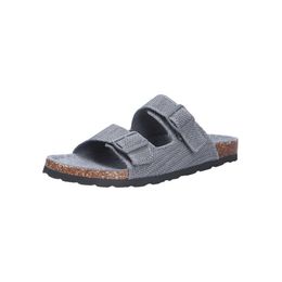 Giesswein Tieffu&szlig;bett Pantolette MERINO SLIDES in grau | Gr.: 42