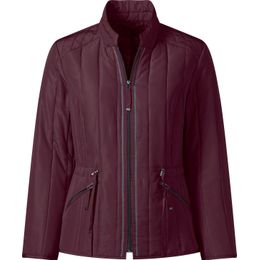 CR&Eacute;ATION L Damen Steppjacke mit L&auml;ngssteppung burgund Gr&ouml;&szlig;e 36