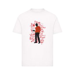 F4NT4STIC T-Shirt Nightmare On Elm Street Official Freddy Krüger in weiß | Gr.: 122/128