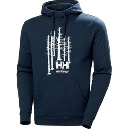 Helly Hansen Hoodie "Logo Hoodie" in Blau | Gr.: XL