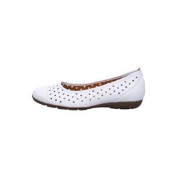 Gabor Klassische Ballerinas in Weiß | Gr.: 35,5
