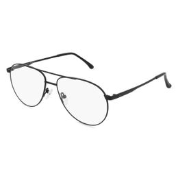 Fielmann BD 546 CL Brille Herren | Fassung: Vollrand, Pilot, Schwarz Matt